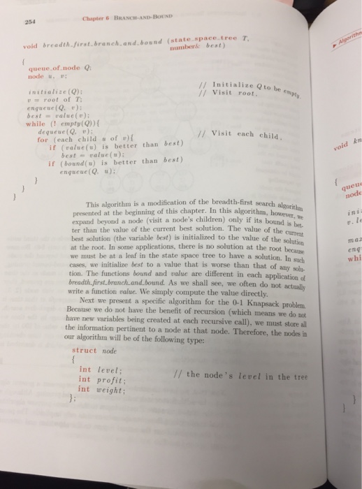 Solved 1 Use 6.1 (The Breadth-First Search with Branch and | Chegg.com