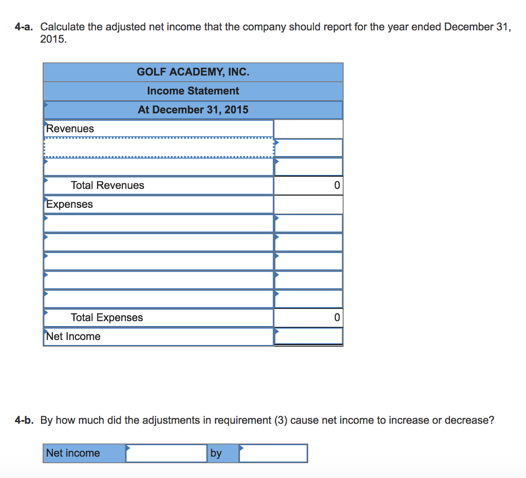 Solved Golf Academy, Inc., provides private golf lessons. | Chegg.com
