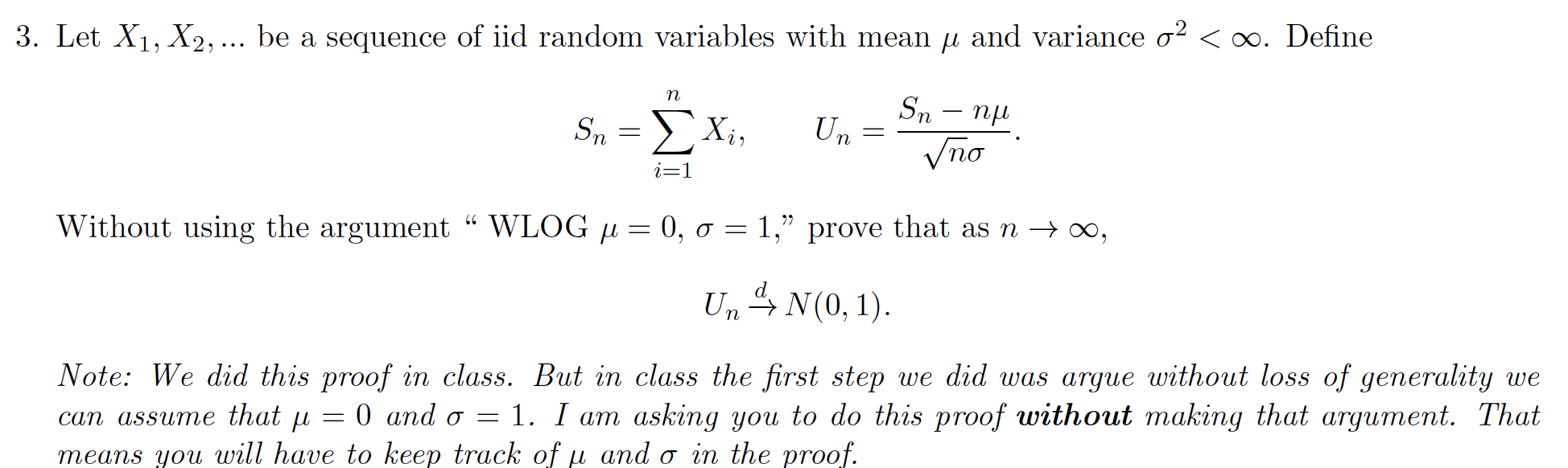Solved Let X_1, X_2,... be a sequence of iid random | Chegg.com