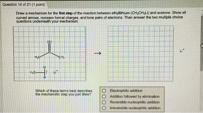 Solved Draw the first mechanism for first step of the | Chegg.com