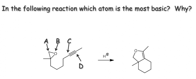 Solved In the following reaction which atom is the most | Chegg.com
