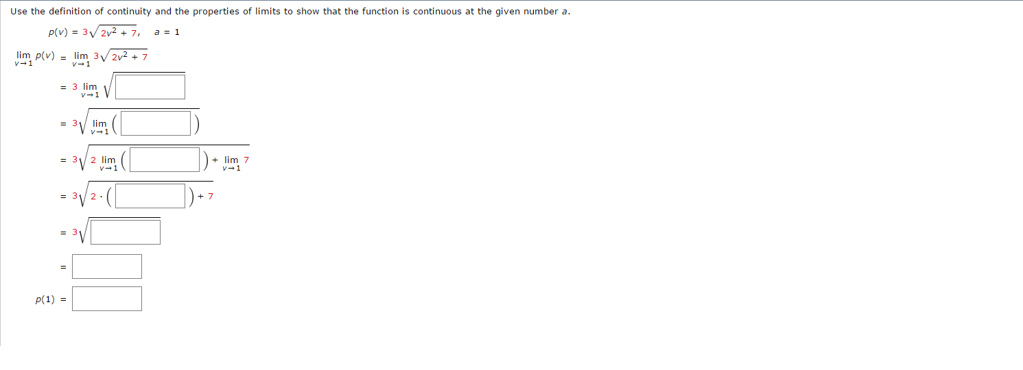 Solved Use The Definition Of Continuity And The Properties