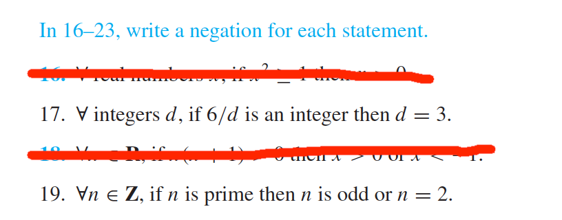 Solved Write a formal negation for each of the following | Chegg.com
