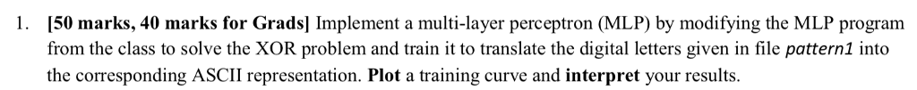 Solved # MLP with backpropagation learning of AND function | Chegg.com