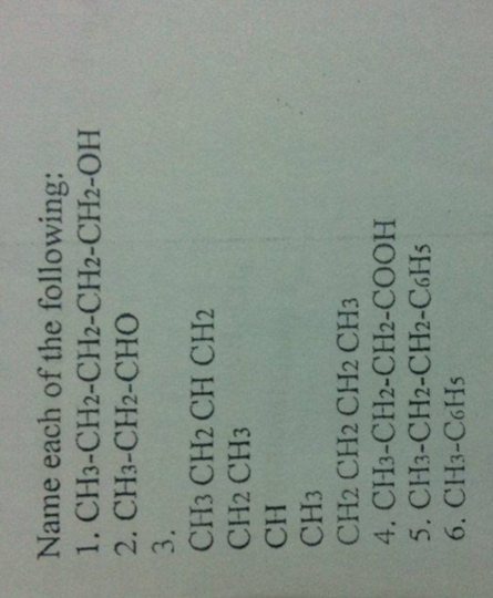 Solved Name each of the following: | Chegg.com