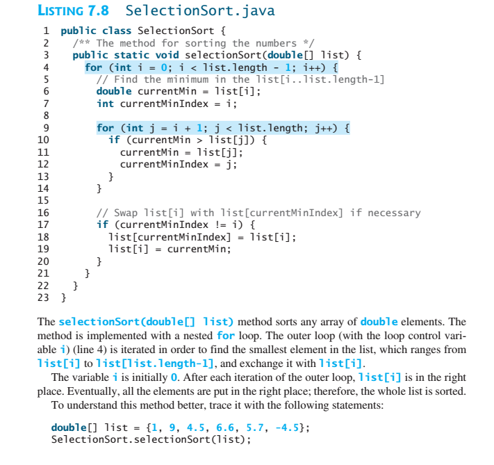 Solved Program 3 30 Points Revise Selectionsort Java