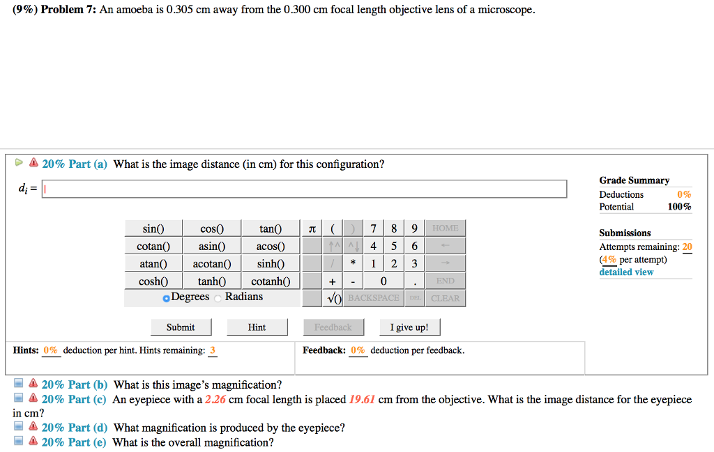 Solved (996) Problem 7: An amoeba is 0.305 cm away from the | Chegg.com Solved (996) Problem 7: An amoeba is 0.305 cm away from the | Chegg.com
