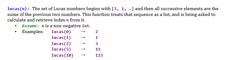 Solved The set of Lucas numbers begins with [2, 1, ] and | Chegg.com