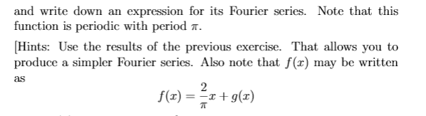 Solved The Sawtooth Function. Consider the Sawtooth wave | Chegg.com Solved The Sawtooth Function. Consider the Sawtooth wave | Chegg.com