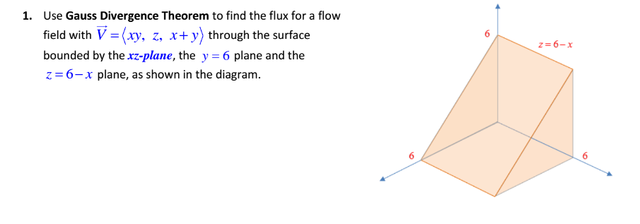 Solved Use Gauss Divergence Theorem to find the flux for a | Chegg.com