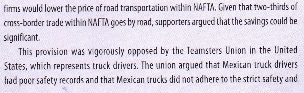 Solved When the North American Free Trade Agreement (NAFTA) | Chegg.com