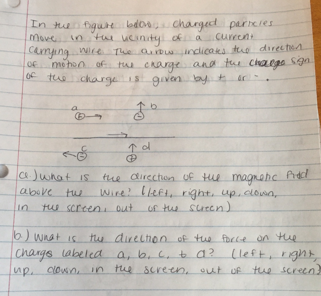 Solved In the figure below, charged particles move in the | Chegg.com