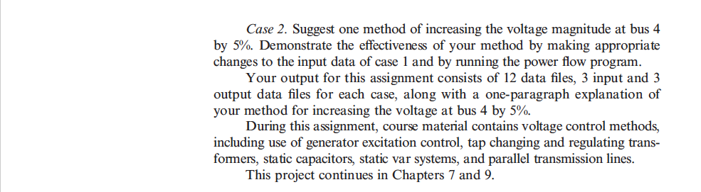 Assignment 2: Power Flow Case 1. Run the power flow | Chegg.com