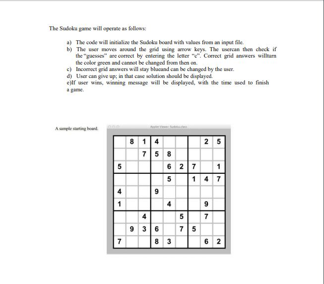 Sudoku is a popular puzzle where you fill in numbers | Chegg.com