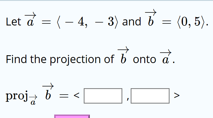 Solved Find the magnitude of the projection of (-7, 3? onto | Chegg.com