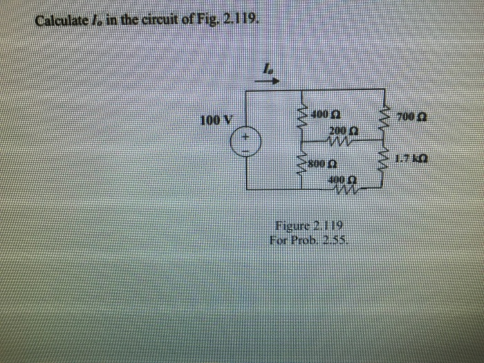 Solved Calculate I_o in the circuit of Fig 2. 119. | Chegg.com