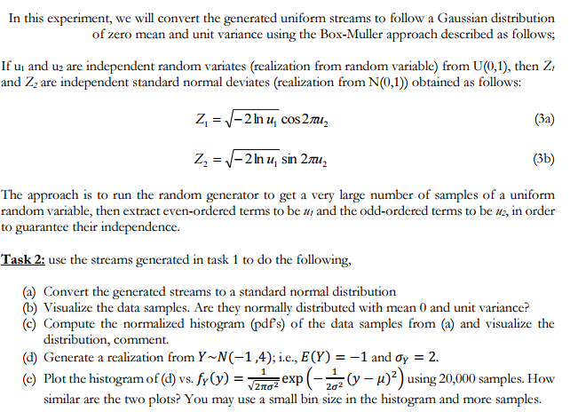 In this experiment, we will convert the generated | Chegg.com