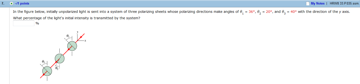 Solved In the figure below, initially unpolarized light is | Chegg.com
