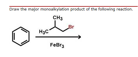 Solved Draw the major monoalkylation product of the | Chegg.com