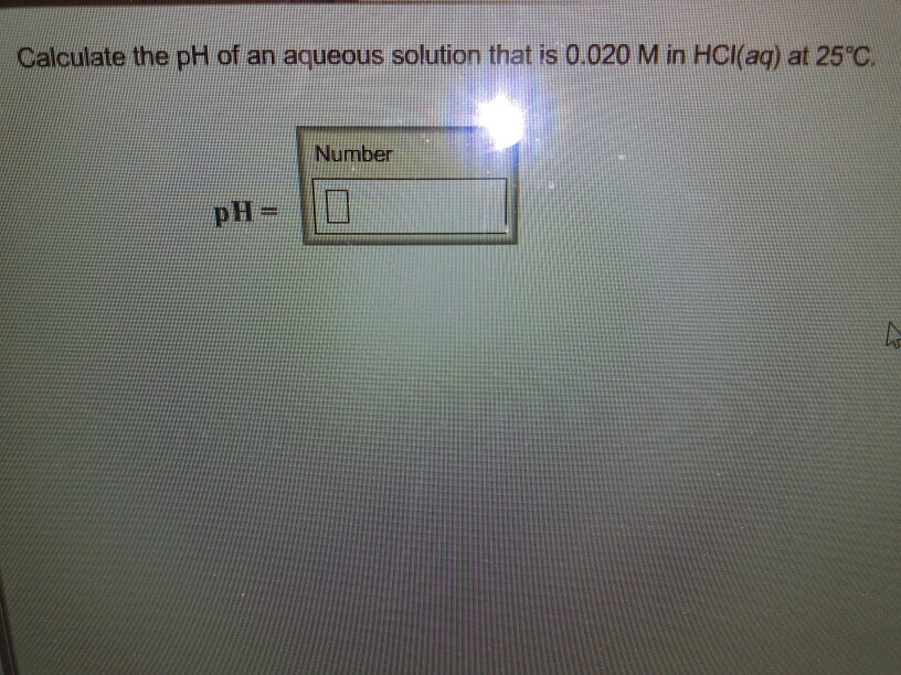Solved Calculate the pH of an aqueous solution that is 0.020 | Chegg.com