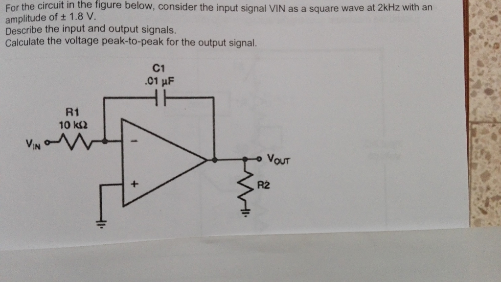 Solved describe the input and output signals. Calculate | Chegg.com
