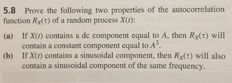5.8 Prove the following two properties of the | Chegg.com