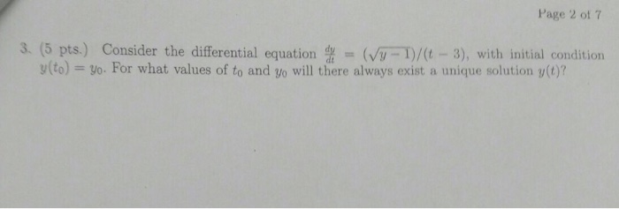 Solved Consider the differential equation dy/dt = | Chegg.com