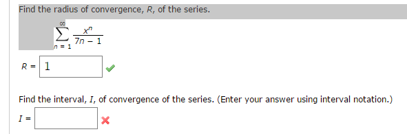 Solved Find the radius of convergence, R, of the series. | Chegg.com