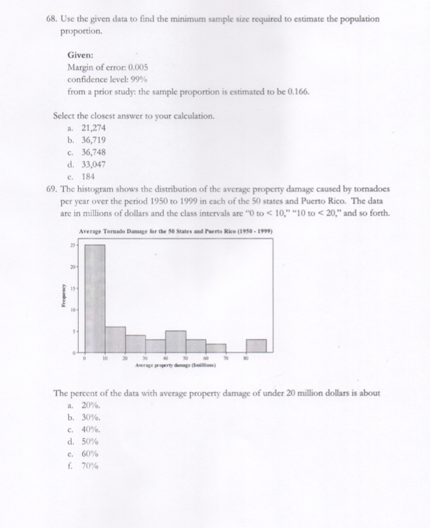 Solved Use the given data to find the minimum sample size | Chegg.com