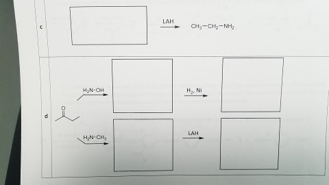 Solved H2N-OH LAH CH3 CH2-NH2 | Chegg.com