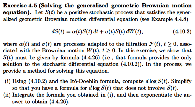Solved Exercise 4.5 (Solving the generalized geometric | Chegg.com