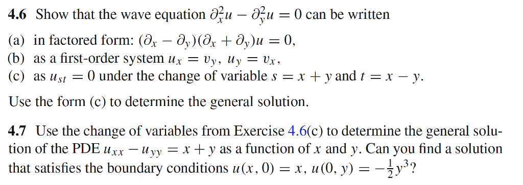 Solved Show that the wave equation partial differential^2_x | Chegg.com
