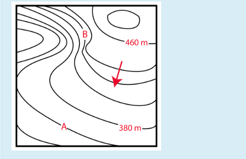 Solved The map scale is 1:10,000. How many real-world feet | Chegg.com