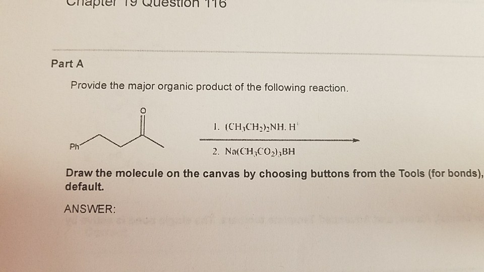 Solved Correct R H Chapter 19 Question 62 Part A Provide the | Chegg.com