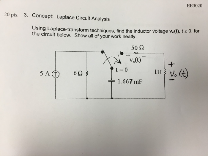 Solved Concept: Laplace Circuit Analysis Using | Chegg.com Solved Concept: Laplace Circuit Analysis Using | Chegg.com