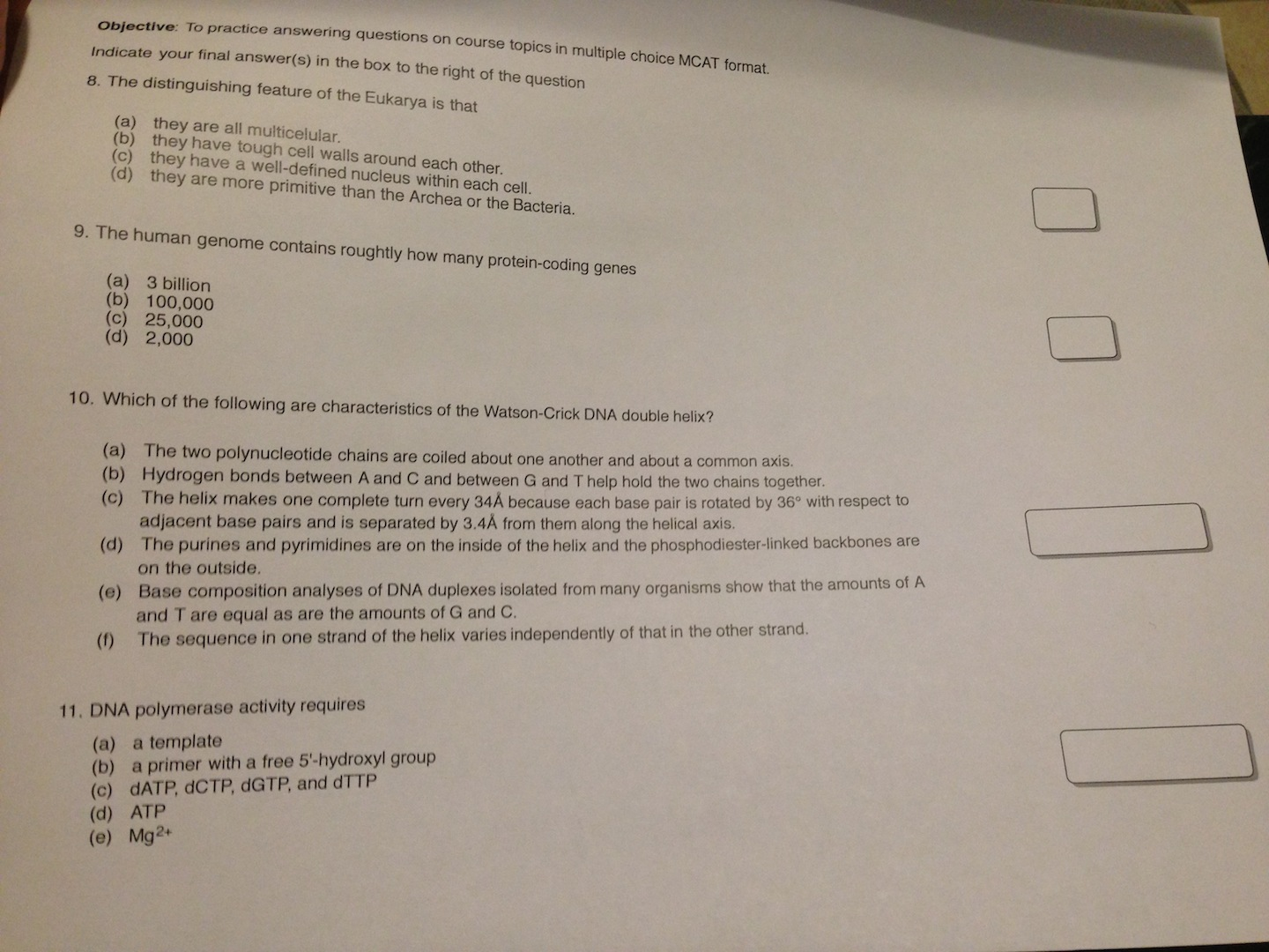 Solved Objective To practice answering questions on course | Chegg.com