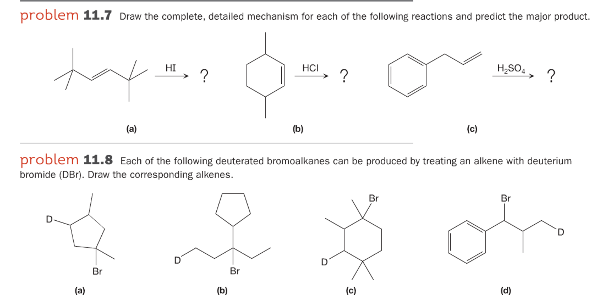 Solved Draw the complete, detailed mechanism for each of the | Chegg.com