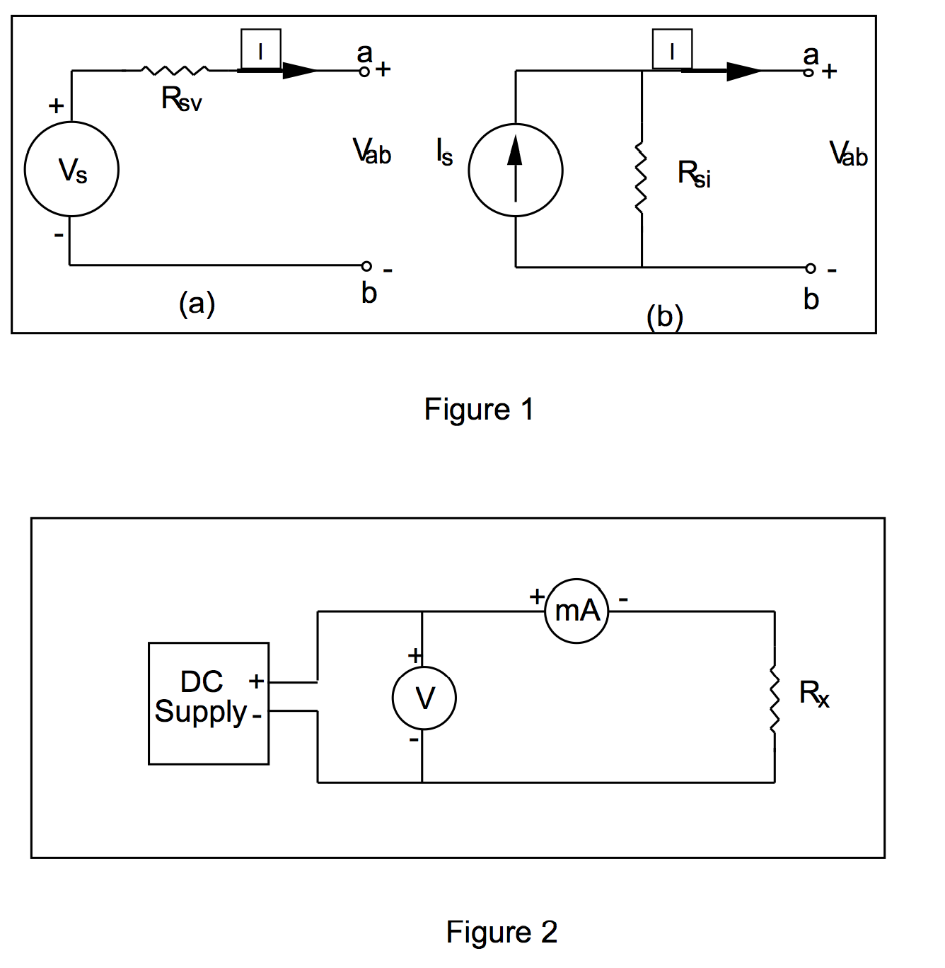 Solved Derive equations for the terminal voltage Vab in | Chegg.com