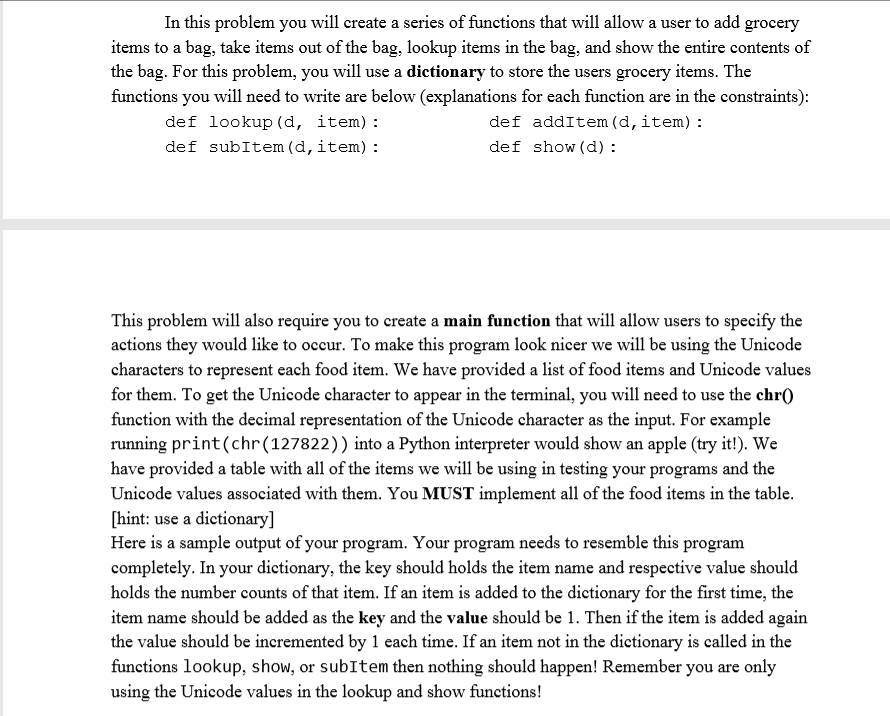 solved-in-this-problem-you-will-create-a-series-of-functions-chegg