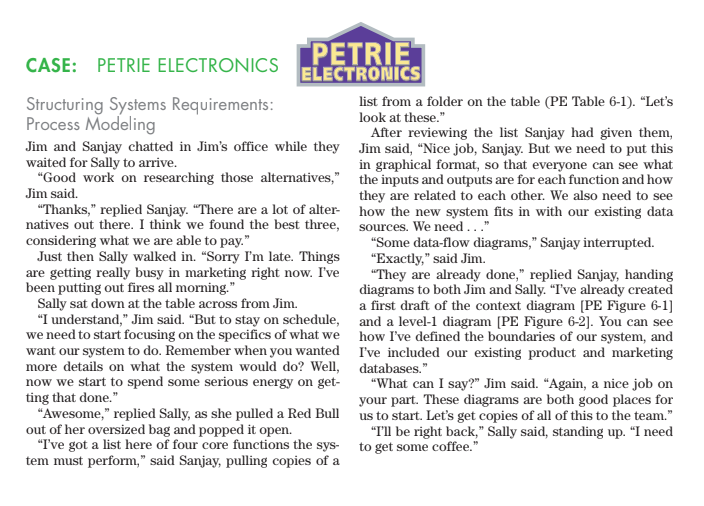 PETRIE ELECTRONICS CASE: PETRIE ELECTRONICS | Chegg.com