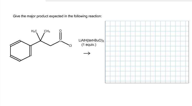 Solved Give the major product expected in the following | Chegg.com