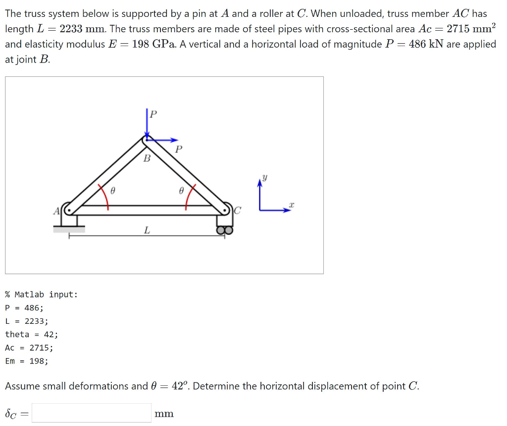 Solved The truss system below is supported by a pin at A and | Chegg.com
