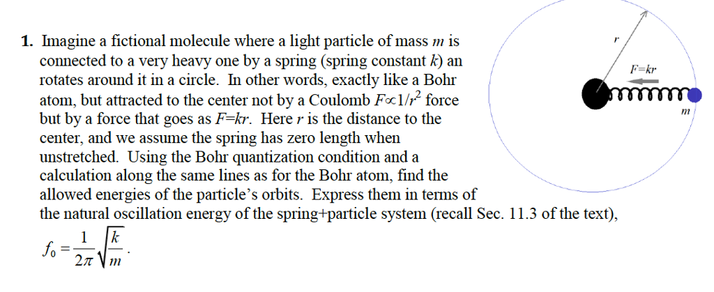 Solved Imagine a fictional molecule where a light particle | Chegg.com