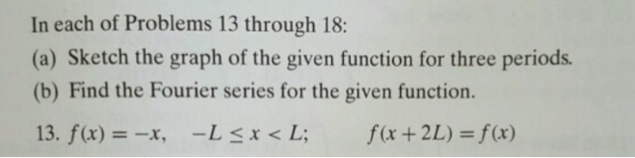 Solved In each of Problems 13 through 18: (a) Sketch the | Chegg.com