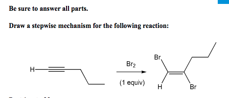 Solved Be sure to answer all parts. Draw a stepwise | Chegg.com
