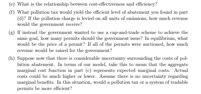 2. Two firms can reduce pollution at the following | Chegg.com 2. Two firms can reduce pollution at the following | Chegg.com