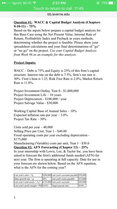 Solved Based On The Inputs Below Prepare A Capital Budget Chegg