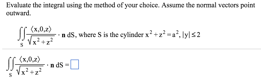 Solved Vector calculus 2: Please help with this. What I | Chegg.com