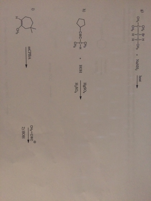 Solved CH. Br H g) CH3-C CH3 H H CH3 HgsO4 CH3 H2SO4 CH3-CEC | Chegg.com
