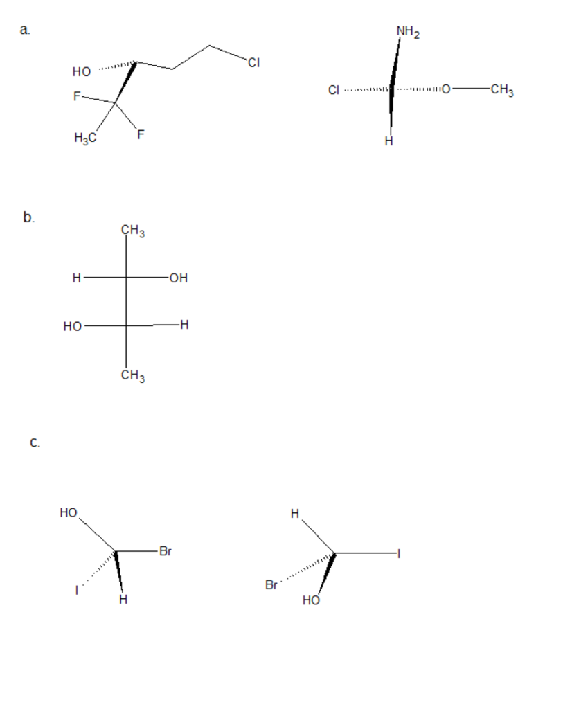 Solved Organic Chemistry Stereochemistry (a) Determine | Chegg.com